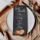 Thanksgiving Prayer Card Table Decor | Zazzle