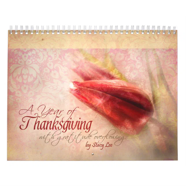 "Thanksgiving" Scripture Christian Art Calendar | Zazzle
