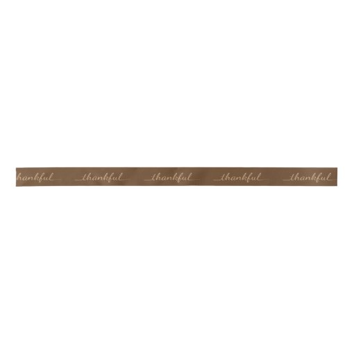 Thanksgiving Thankful ribbon | Zazzle