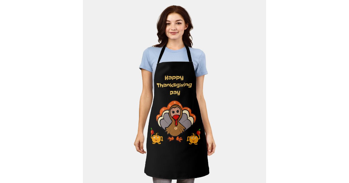 Thanksgiving turkey apron | Zazzle