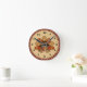 Thanksgiving Turkey clock | Zazzle