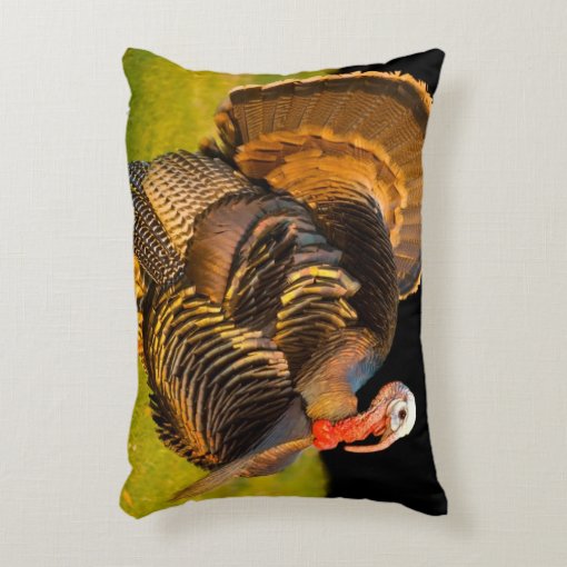 Thanksgiving turkey decorative pillow | Zazzle