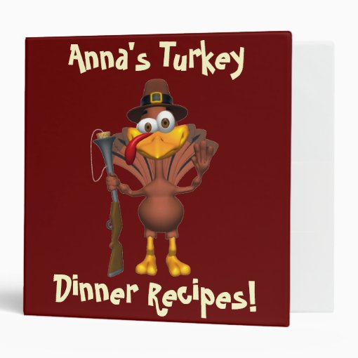 Thanksgiving Turkey Dinner Binder Binder | Zazzle