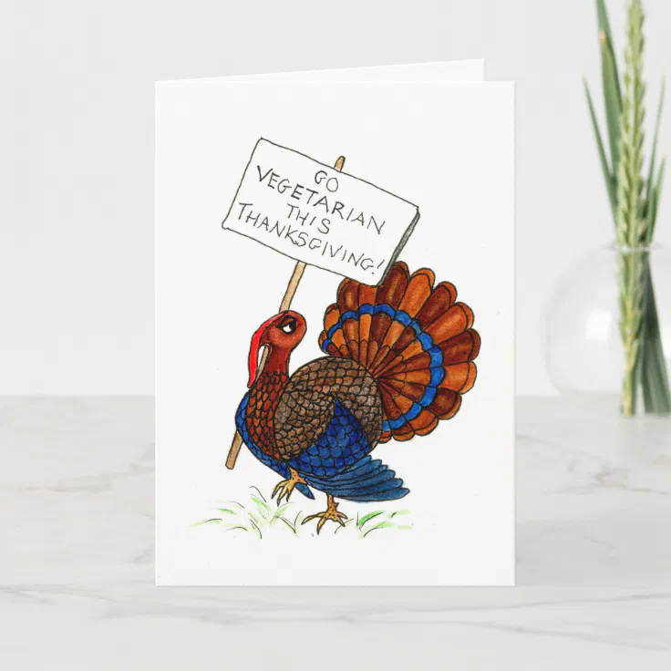 Thanksgiving Turkey Greeting Card | Zazzle