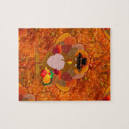 thanksgiving turkey jigsaw puzzle | Zazzle