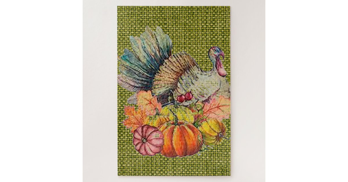 Thanksgiving Turkey Jigsaw Puzzle | Zazzle