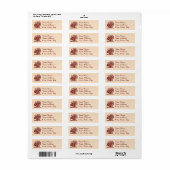 Thanksgiving Turkey Label | Zazzle