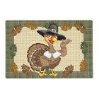 Thanksgiving Turkey Holiday laminated place mat | Zazzle.com