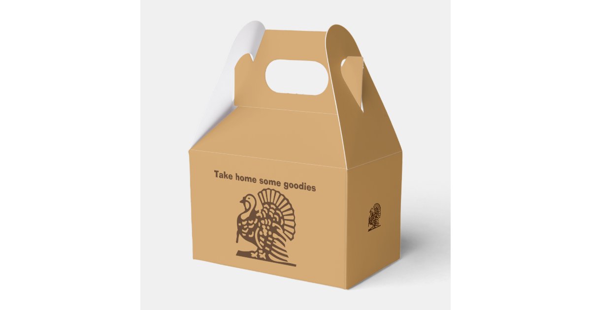 "Thanksgiving Turkey" Leftover Box | Zazzle