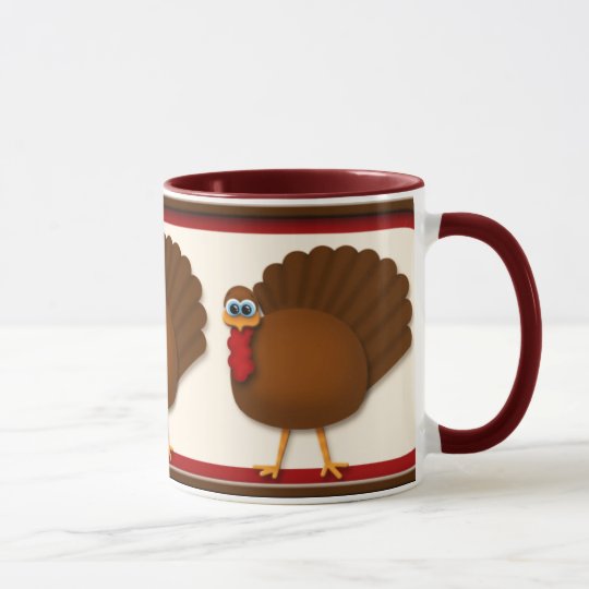 Thanksgiving Turkey Mug | Zazzle.com