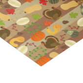 Thanksgiving Turkey Squash Autumn Harvest Pattern Tissue Paper | Zazzle