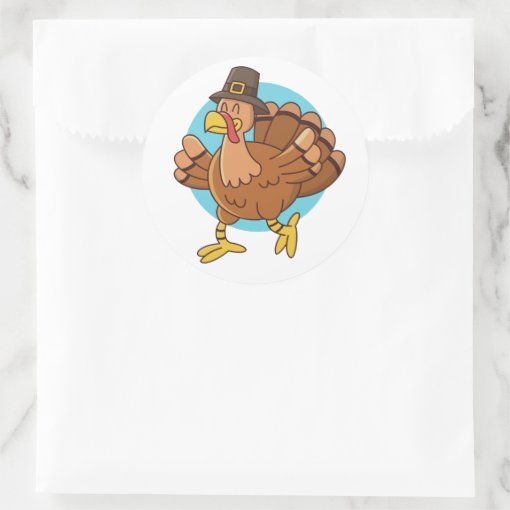 Thanksgiving Turkey stickers | Zazzle