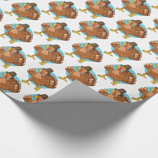 Thanksgiving Turkey wrapping paper | Zazzle