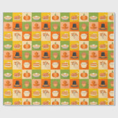 Thanksgiving Wrapping Paper | Zazzle