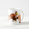 Thanksgivukkah Turkey Lighting Menorah Coffee Mug | Zazzle
