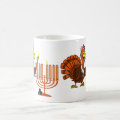 Thanksgivukkah Turkey Lighting Menorah Coffee Mug | Zazzle