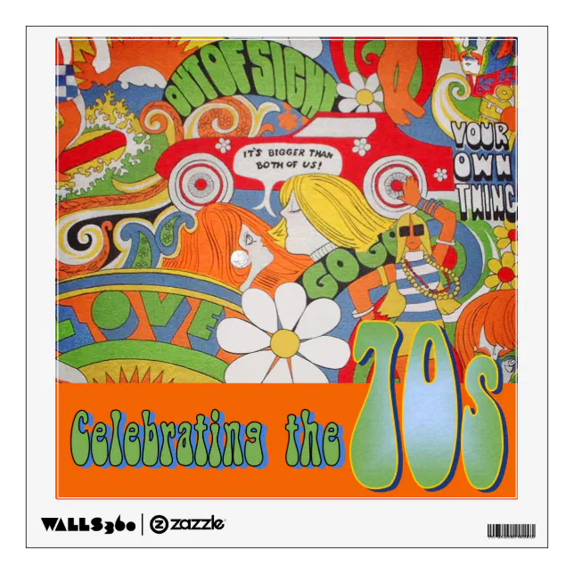 That 70s Wall Decal | Zazzle