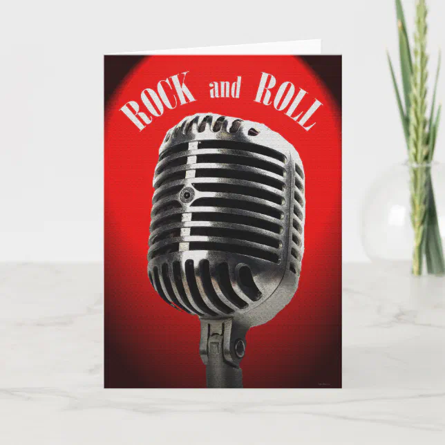 That Old Time Rock and Roll Greeting Card | Zazzle