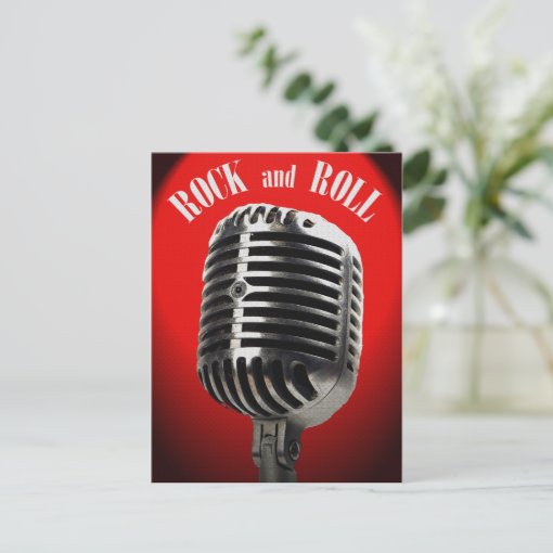 That Old Time Rock and Roll Postcard | Zazzle