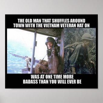 THAT OLD VIETNAM VET POSTER | Zazzle