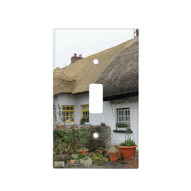 Thatched Roofs in Adare Ireland Light Switch Cover | Zazzle