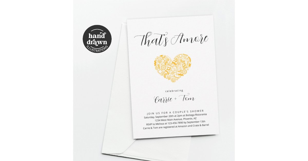That's Amore Invitation | Zazzle