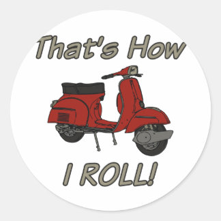 Moped Stickers | Zazzle