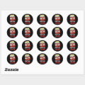 That's My Jam Funny Jar of Jam Pun Dark BG Classic Round Sticker | Zazzle