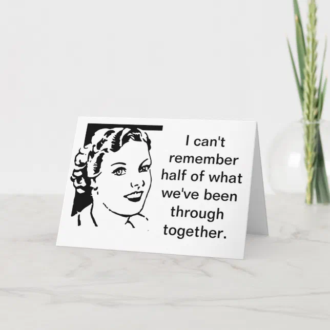 That's my story and I'm sticking to it. Card | Zazzle