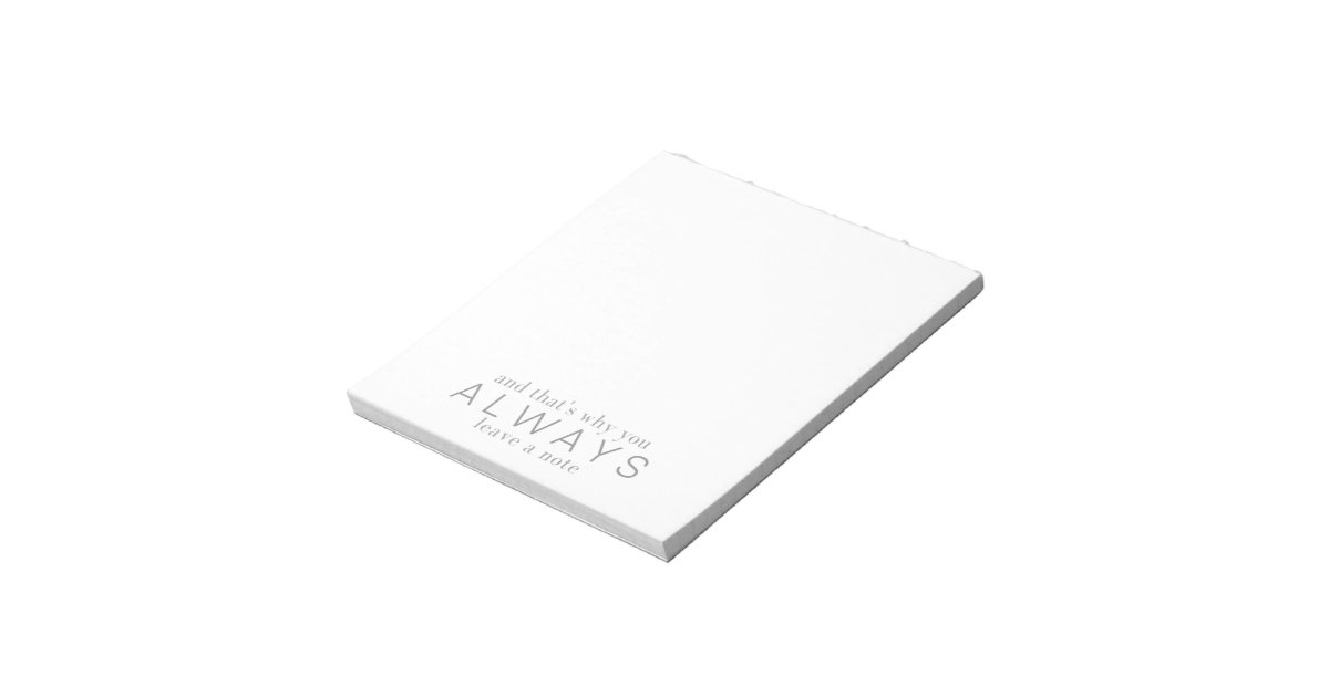 That's why you always leave a note arrested | Zazzle