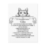 The 10 Commandments of Cats Funny Postcard | Zazzle