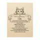 The 10 Commandments of Cats Funny Wood Wall Art | Zazzle