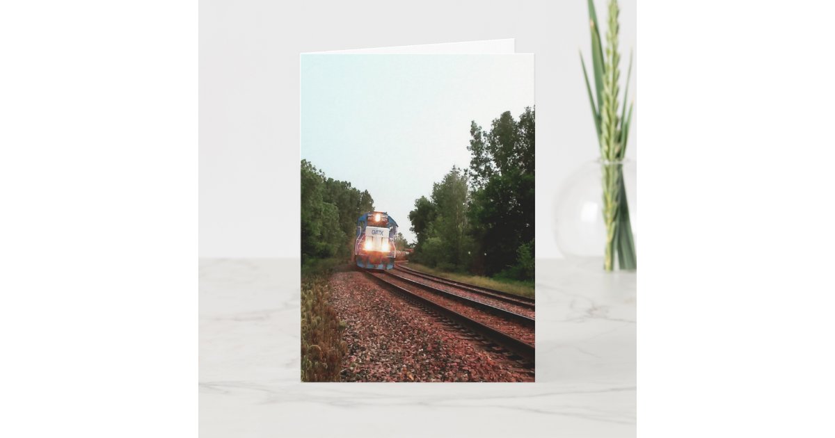 “The 2271 Train” Get Well Card | Zazzle