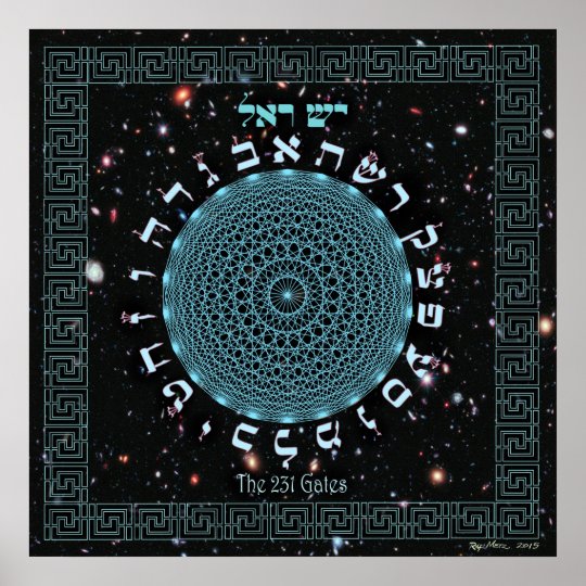 The 231 Gates Galactic Core Poster | Zazzle.com
