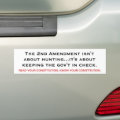 The 2nd Amendment means... Bumper Sticker | Zazzle