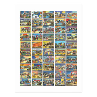 50 States Postcards | Zazzle