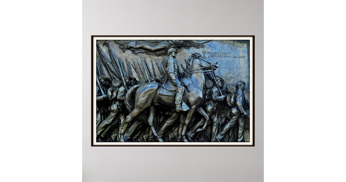 The 54th Massachusetts Volunteer Infantry Regiment Poster | Zazzle