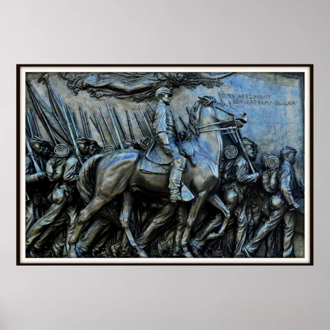 The 54th Massachusetts Volunteer Infantry Regiment Poster | Zazzle