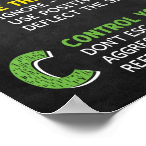 The ABC of Bullying Classroom Anti Bully Campaign Poster | Zazzle