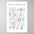 The ABCs of Self Care Social Emotional Learning Poster | Zazzle