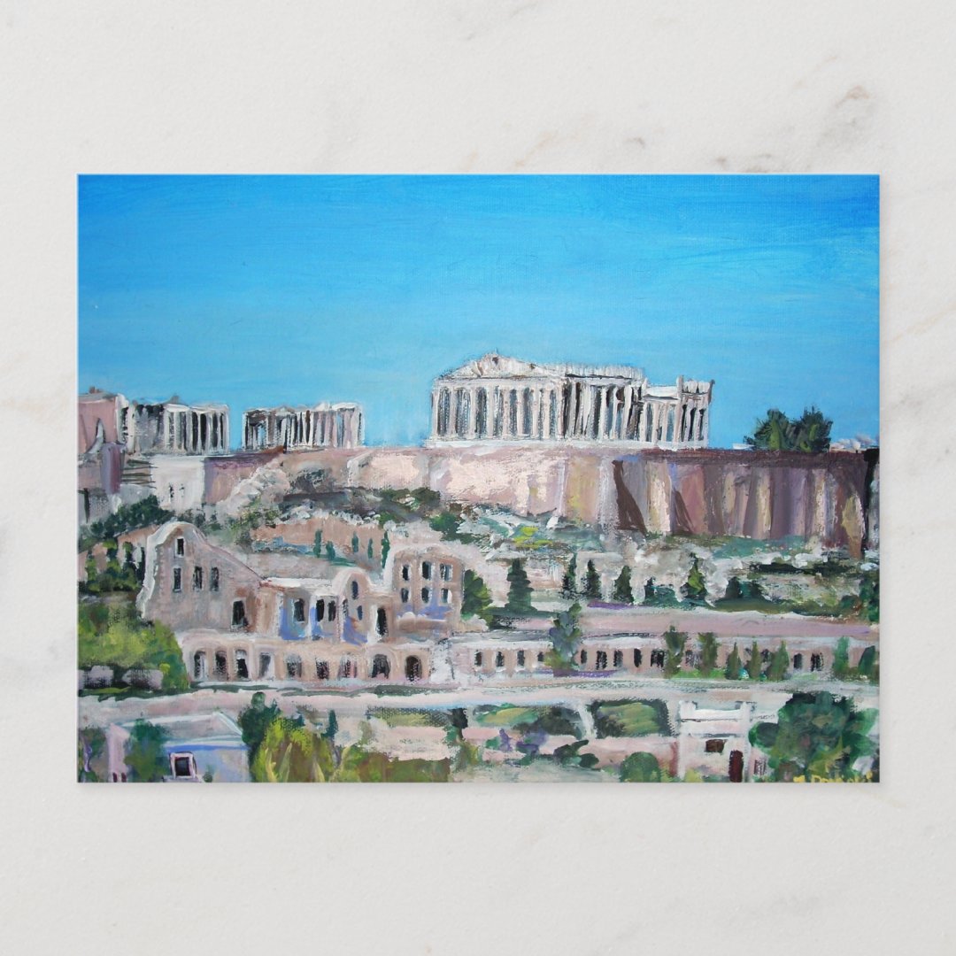 The Acropolis, Athens Postcard | Zazzle