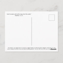 The Advent Postcard | Zazzle