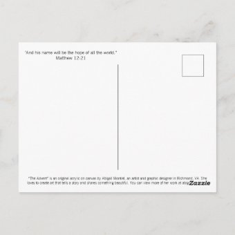 The Advent Postcard | Zazzle