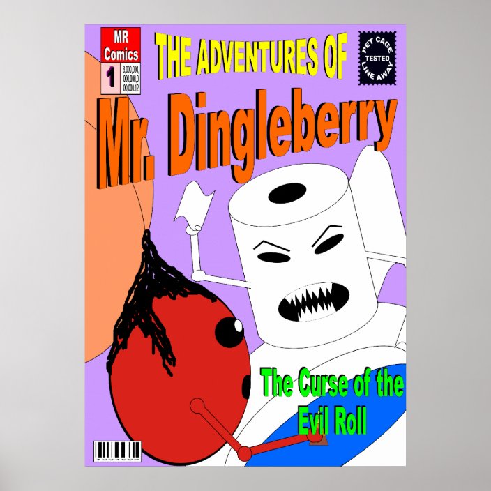 The Adventures of Mr. Dingleberry Poster | Zazzle.com