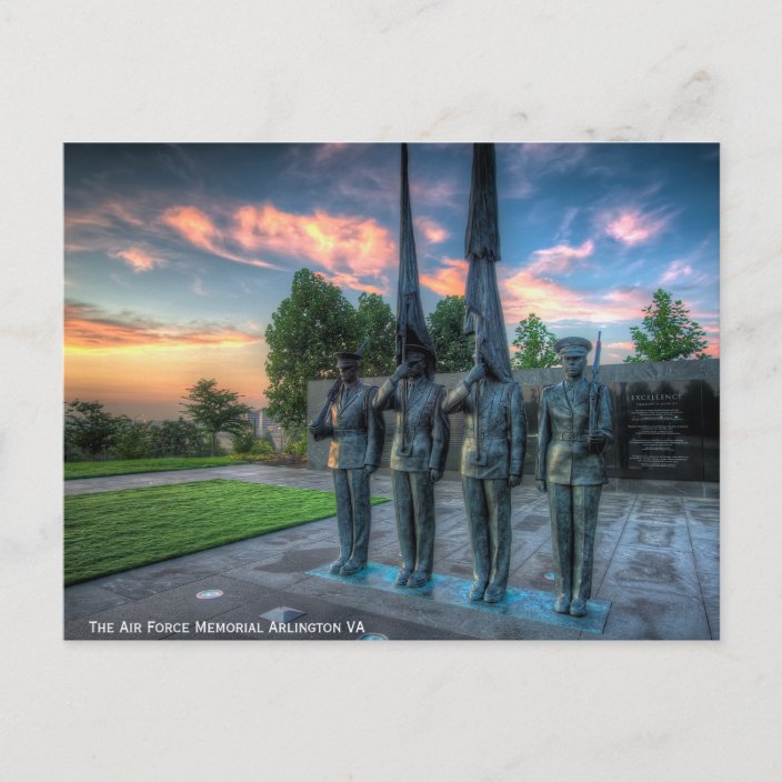 The Air Force Memorial Postcard | Zazzle.com