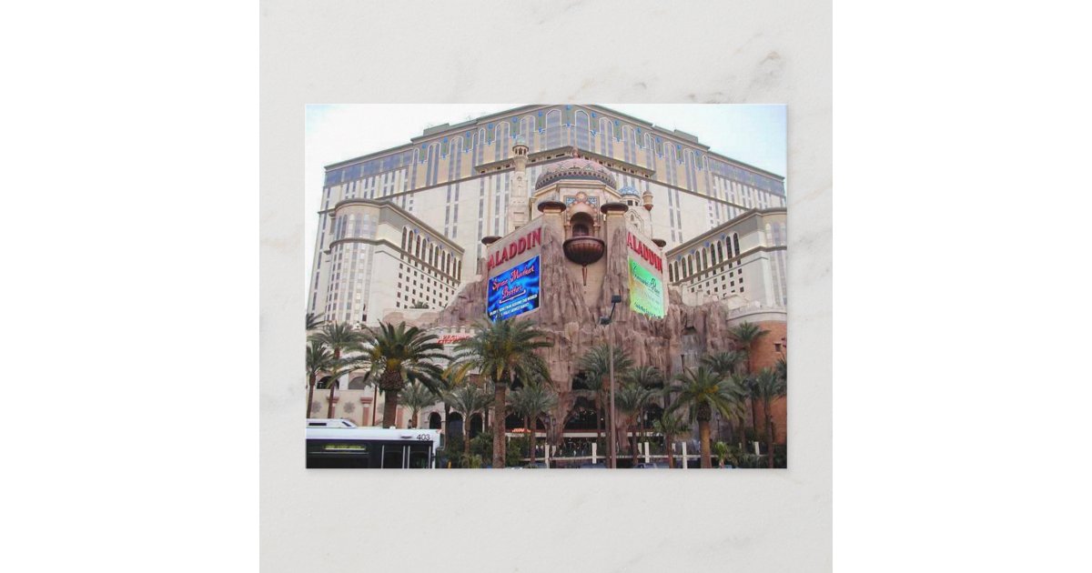 The Aladdin, Las Vegas Postcard | Zazzle