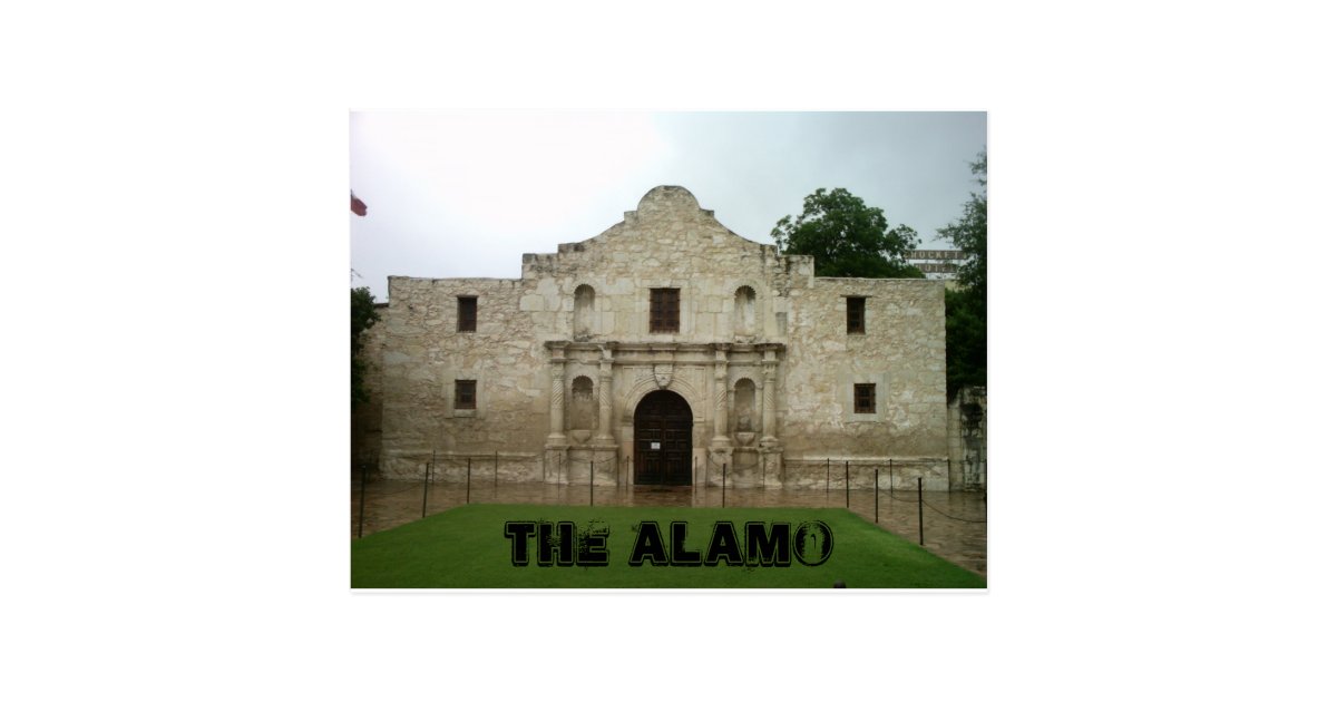The Alamo - Postcard | Zazzle.com