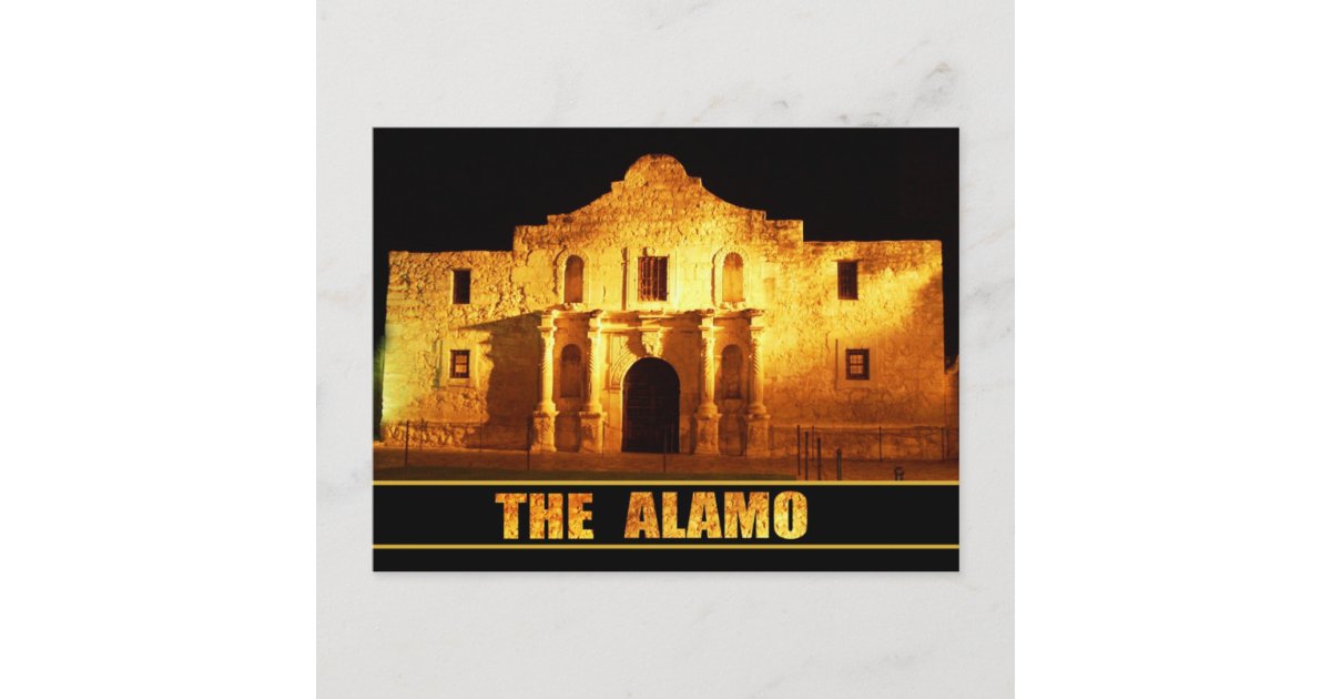 The Alamo, San Antonio, Texas Postcard | Zazzle