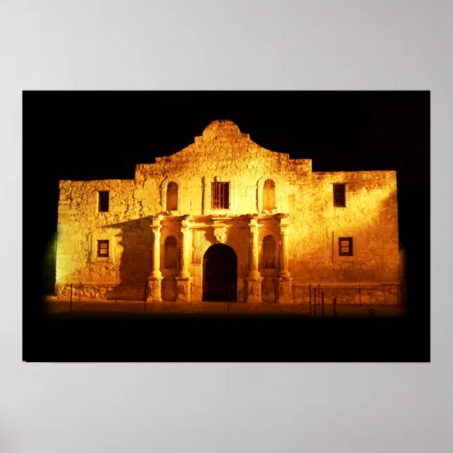 The Alamo, San Antonio, Texas Poster | Zazzle