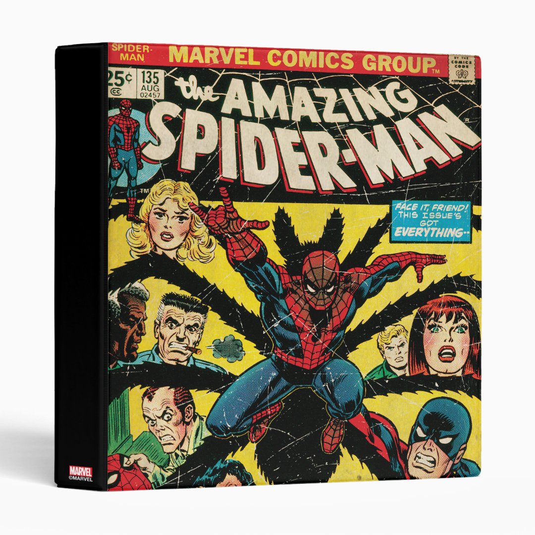 The Amazing Spider-Man Comic #135 Binder | Zazzle